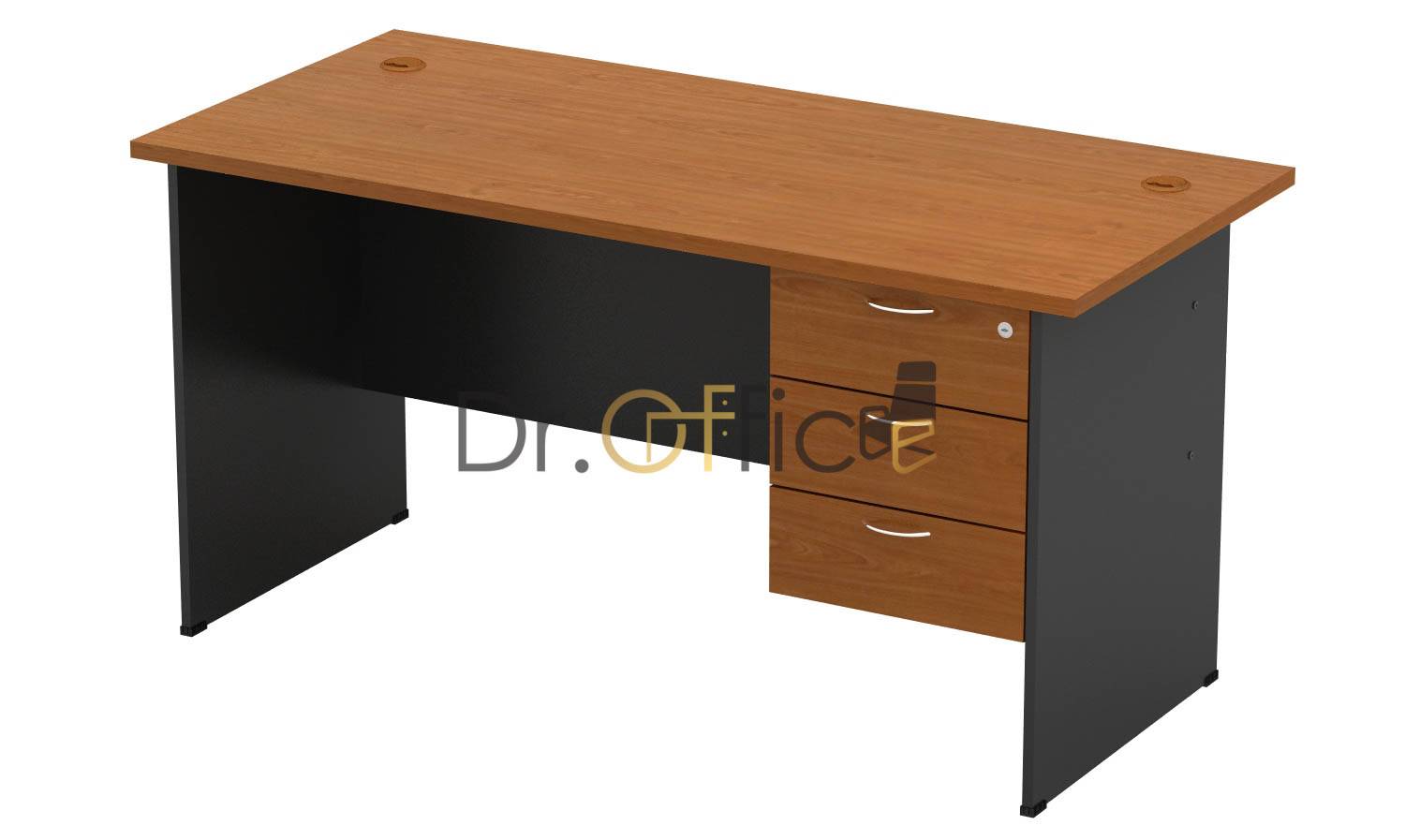 M-GT127-GH3 WOODEN RECTANGULAR TABLE WITH FIXED DRAWER